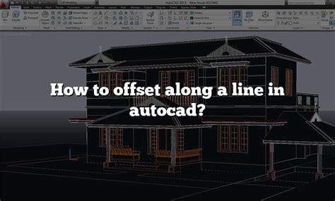 How To Offset Along A Line In Autocad Caddikt