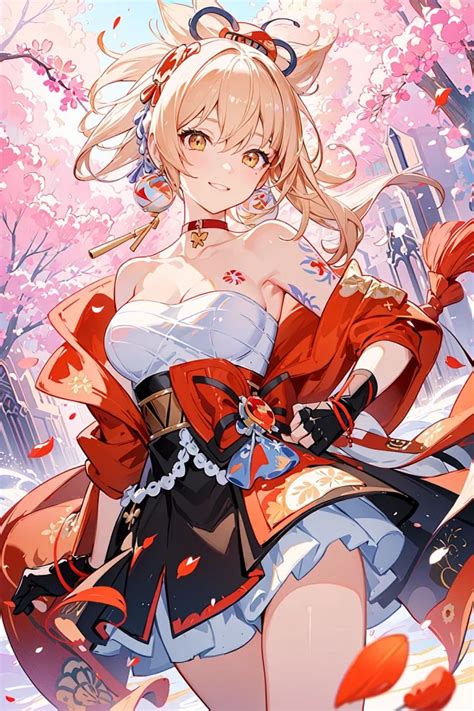 原神~宵宫 花瓣网