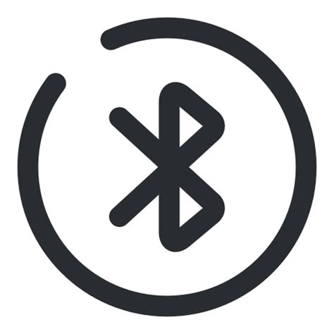 Bluetooth Lingkaran Ikon Di Iconsax Vol1 Broken