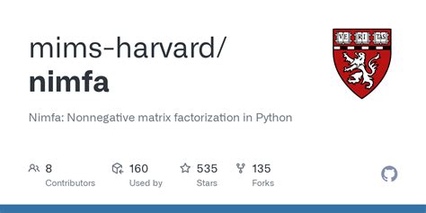 Github Mims Harvardnimfa Nimfa Nonnegative Matrix Factorization In Python