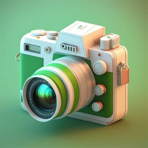 Premium Ai Image 3d Camera Icon Ai Generative