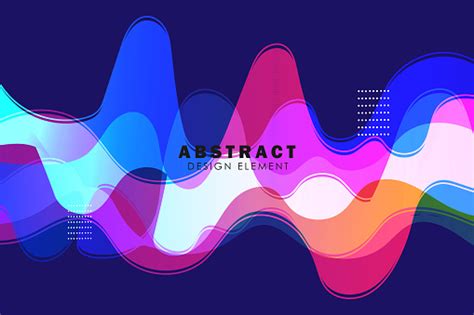 현대적인 그라데이션 색상이 있는 3d 추상 물결 모양의 배경 0명에 대한 스톡 벡터 아트 및 기타 이미지 0명 3차원 형태 Film Festival Istock