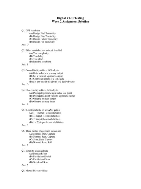 Week 2 Assignment Solution Pdf Electrical Circuits Electronic