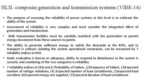 Hlii Composite Generation And Transmission Systems Vibe 14 Pdf