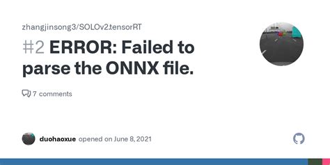 Error Failed To Parse The Onnx File · Issue 2 · Zhangjinsong3solov2tensorrt · Github