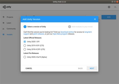 Software Installation How To Install The Older Version Of Unity On