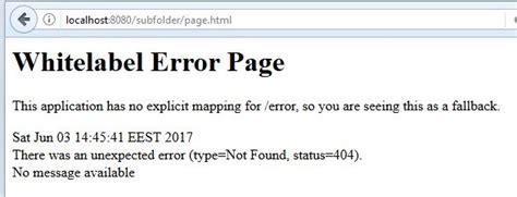 Thymeleaf Spring Boot Placing Html In Subfolders Stack Overflow