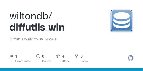 Github Wiltondbdiffutilswin Diffutils Build For Windows