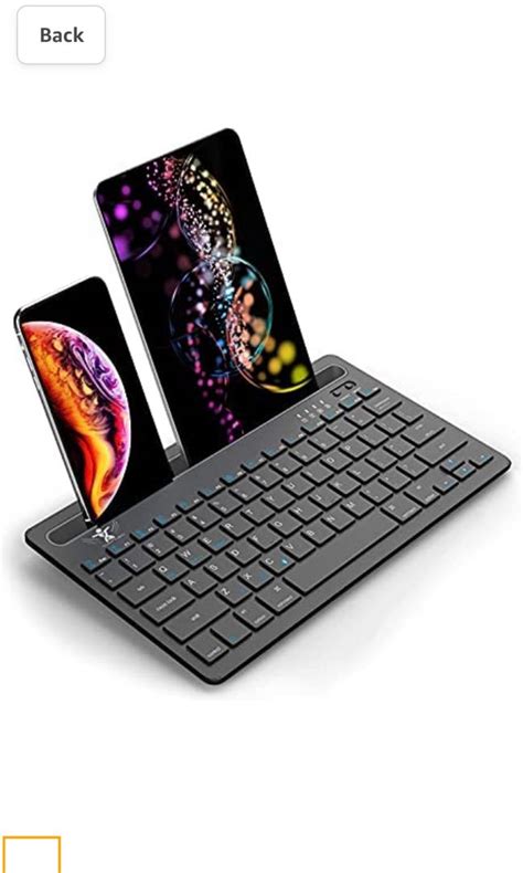Vortec Wireless Bluetooth Smartphone Keyboard Computers Tech Parts Accessories Computer
