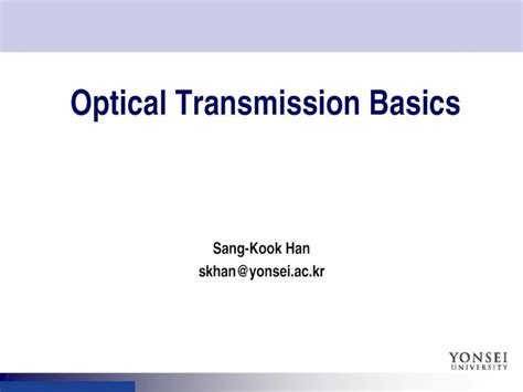 Pdf Optical Transmission Basics Dokumen Tips