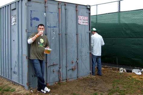 DSCF Guy Taking A Leak Behind A Shipping Container Th Flickr