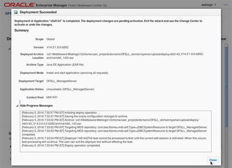 5 Deploying Application