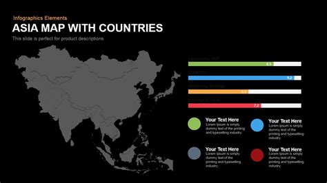 Asia Map PowerPoint Template And Keynote With Countries Slidebazaar