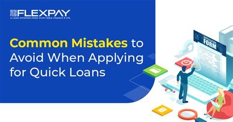 Common Mistakes To Avoid When Applying For Quick Loans