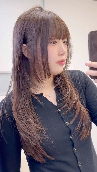 느좋녀 되고싶다고 풀뱅 페이스라인컷 추천해드릴게요 🖤 무거운 느낌보단 가벼운 레이어드컷 으로 무드있게 디자인 해드릴게요 Youtube