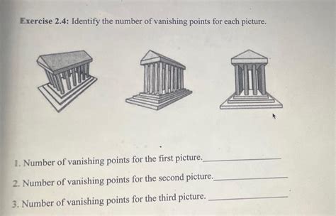 Solved Exercise 24 Identify The Number Of Vanishing Points