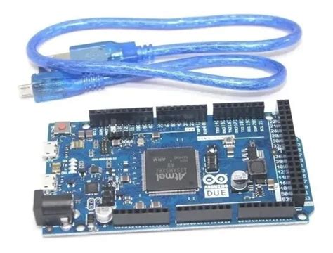 Arduino Due R3 Atsam3x8e Arm Cortex M3 32 Bit Com Cabo Usb Parcelamento Sem Juros