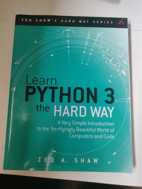 learn python 3 the hard way hobbies and toys books and magazines fiction and non fiction on carousell
