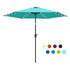 Patio Umbrella With Lights In Patio Umbrellas