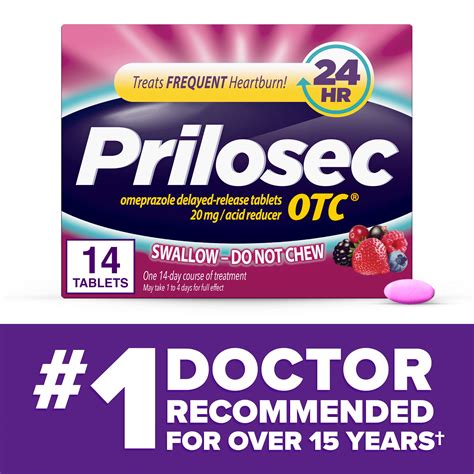 Prilosec Otc Wildberry Tablets Barcode