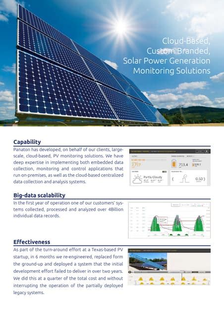 Energy Generation Monitoring Solutions Pdf
