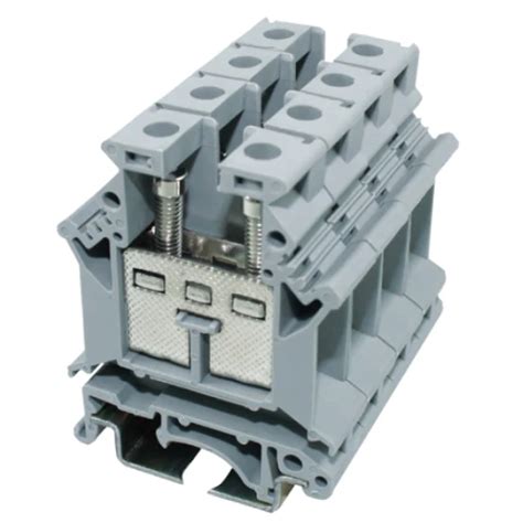 Uk Ul Ce Tuv Screw Type Big Current Din Rail Terminal Blocks Din Rail Terminal Block And Uk16n
