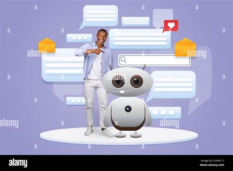 Ai Assistant Boosts Human Connection Through Modern Technology Stock