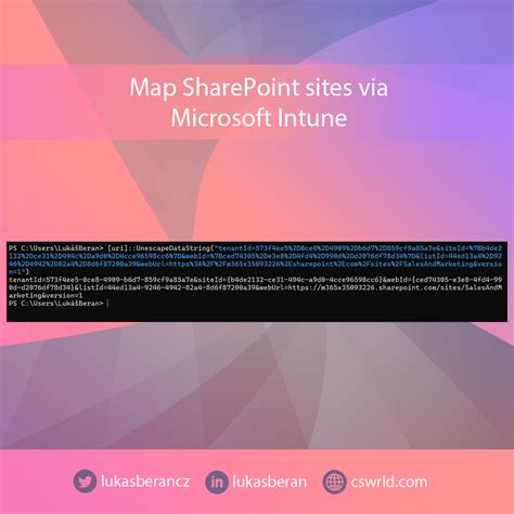 How To Map Sharepoint Sites Via Microsoft Intune Cybersecurity World