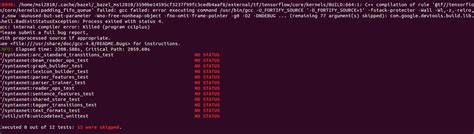 Ubuntu Error While Build Syntaxnet With Bazel Stack Overflow