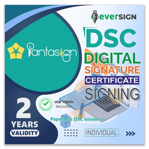 Capricorn Class 3 Dsc Digital Signature Certificate Individual For 2 Years Incl Token