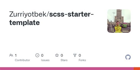 github zurriyotbek scss starter template