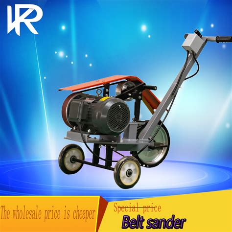 Hand Pushed Abrasive Belt Polishing Machine Polishing Machine Hand