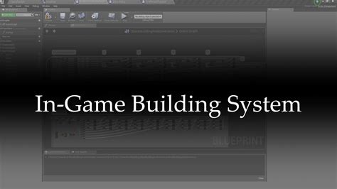 In Game Block Building System Asset Cloud