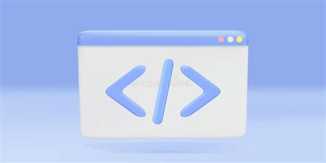 3d Web Development Concept Website Coding Web Page Vector