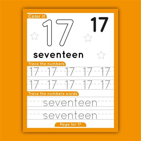 Рабочий лист для отслеживания номеров для малышей Премиум векторы