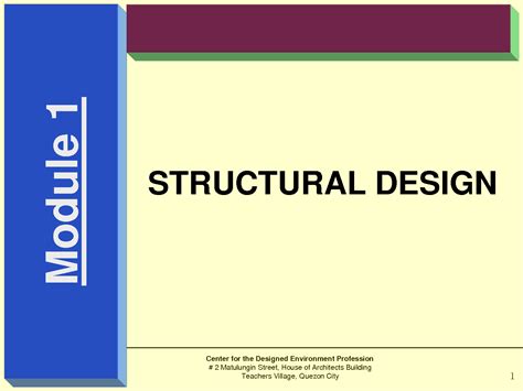 SOLUTION Structural Design Module 1 With Sample Computations Studypool