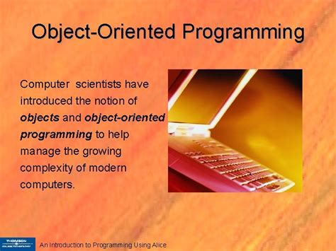Objectoriented Programming An Introduction To Programming Using Alice
