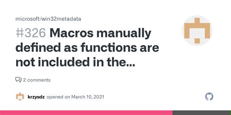 Macros Manually Defined As Functions Are Not Included In The Winmd File · Issue 326