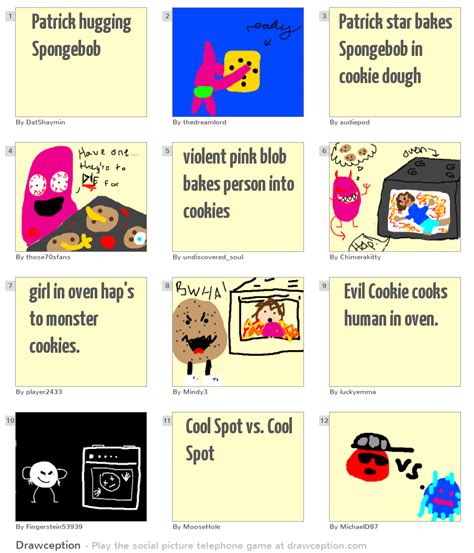 Patrick Hugging Spongebob Drawception