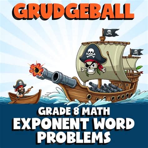Exponent Word Problems Grudgeball Math Game No Prep Grade 8 Review