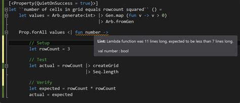 F How Do I Disable The Line Count Warning On The Lint Tool Stack Overflow