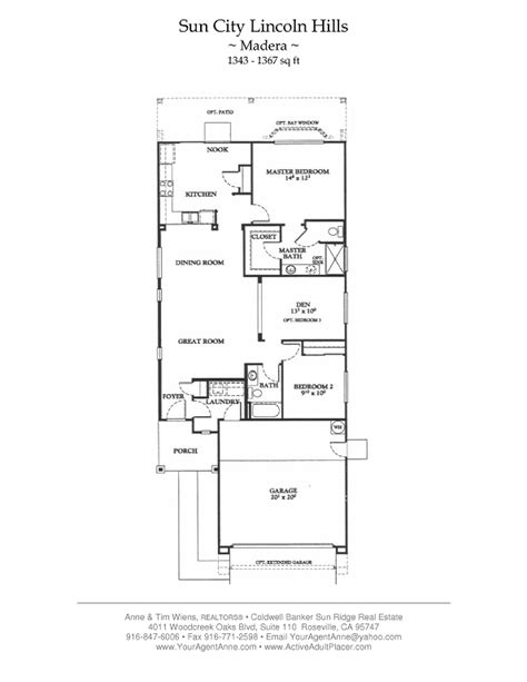 Sun City Lincoln Hills Floor Plans