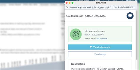 See Your Data In Context Using Data Worlds New Chrome Extension Data World