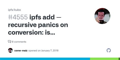 Ipfs Add Recursive Panics On Conversion Is Cmdkiterror Not Coreunixaddedobject · Issue