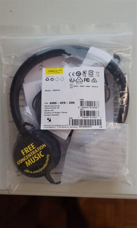 Jabra Evolve Stereo Uc Audio Headphones Headsets On Carousell