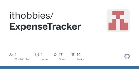 Github Ithobbiesexpensetracker