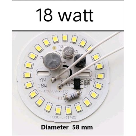 Jual Pcb Lampu Led Ac Bm Hitam Bermacam Watt Dob Led Ac Modul Mata Lampu Led