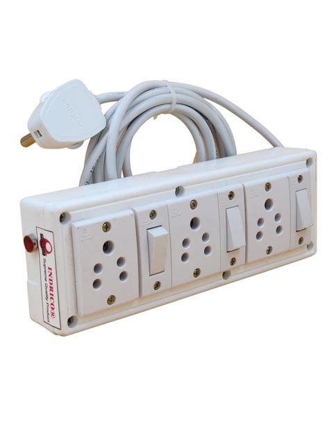 Indrico Junction Box With Individual Switch 33 Max Rating 1200w Pvc