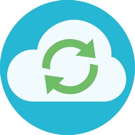 Cloud Sync Synced Synchronize Icon Free Download