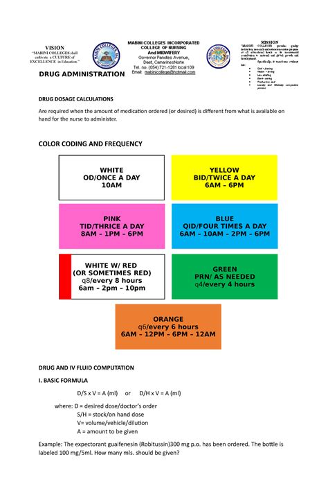 Drug Computation Nothing Drug Administration Drug Dosage